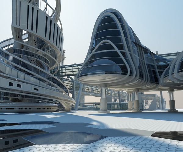 ArtStation - Future City HD 4 | Resources