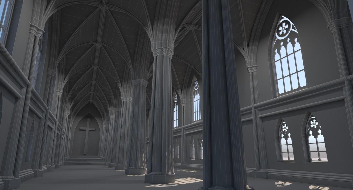 ArtStation - Cathedral Interior | Resources