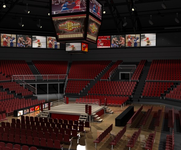 ArtStation - Boxing Arena 3D model | Resources