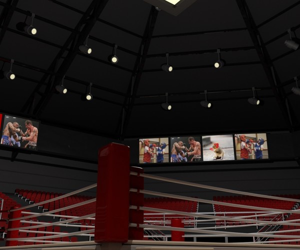 ArtStation - Boxing Arena 3D model | Resources