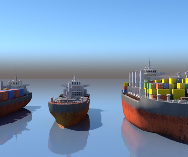 ArtStation - Cargo Vessel Collection | Resources