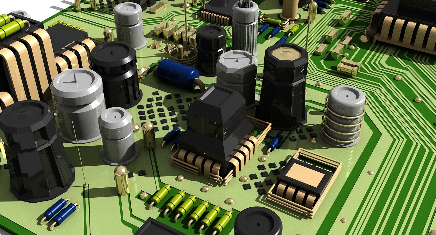 ArtStation - Circuit Board City | Resources