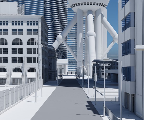 ArtStation - 3D City Builder 01 | Resources