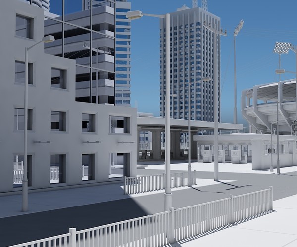 ArtStation - 3D City Builder 01 | Resources