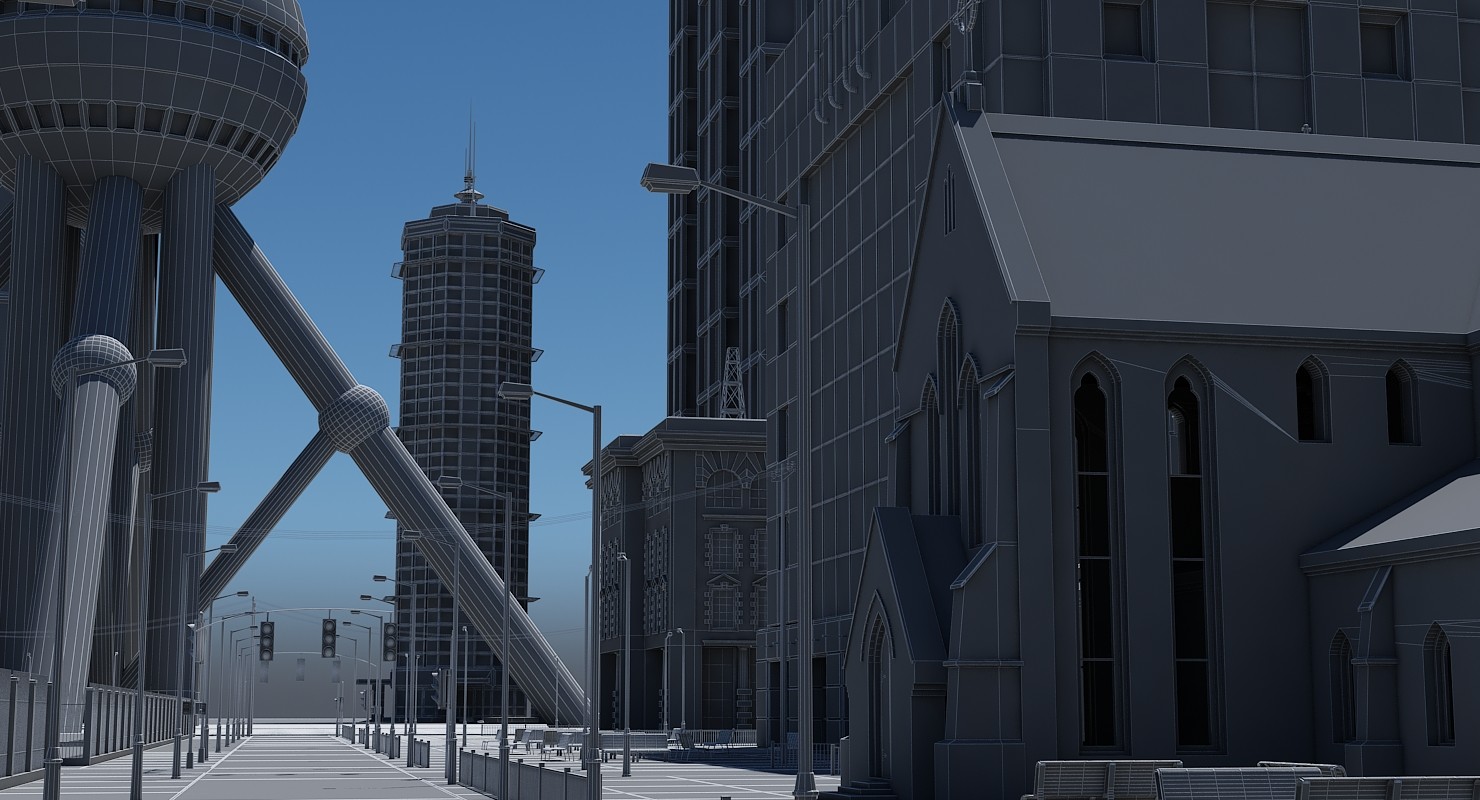 ArtStation - 3D City Builder 01 | Resources