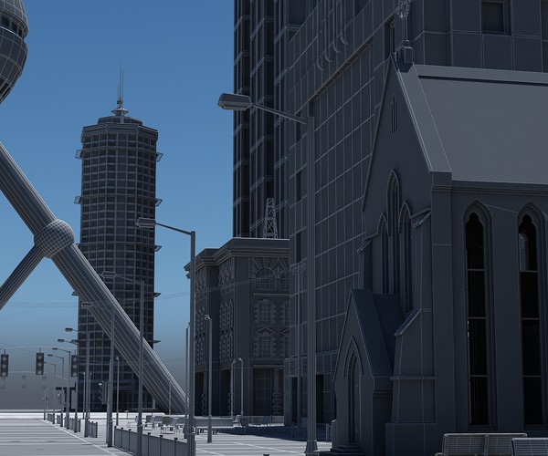 ArtStation - 3D City Builder 01 | Resources