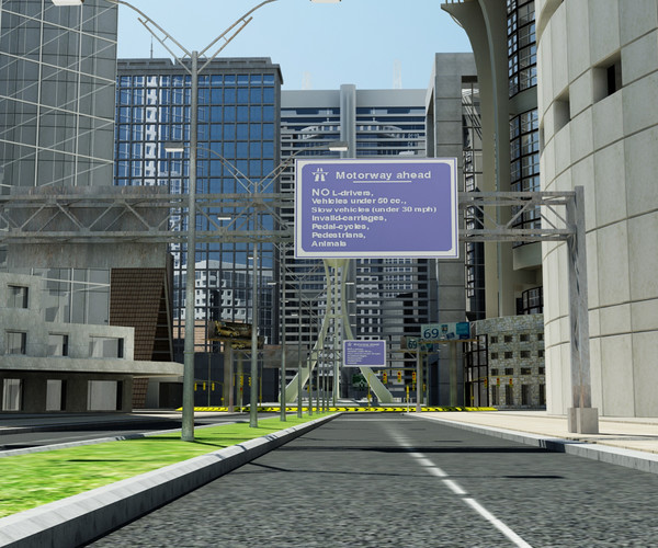 ArtStation - 3D City Intersection | Resources