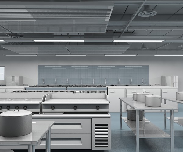 ArtStation - Commercial Kitchen 3D Model | Resources