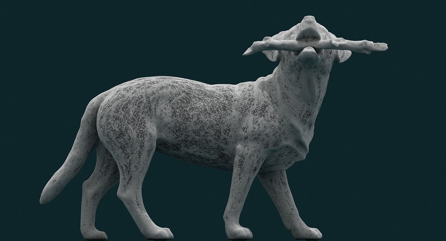 ArtStation - Dog 3D Model | Resources