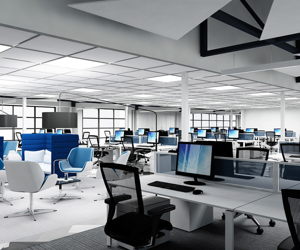 ArtStation - Full Office Interior 8 | Resources