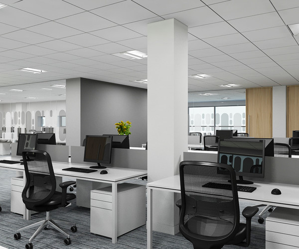 ArtStation - Full Office interior 11 | Resources