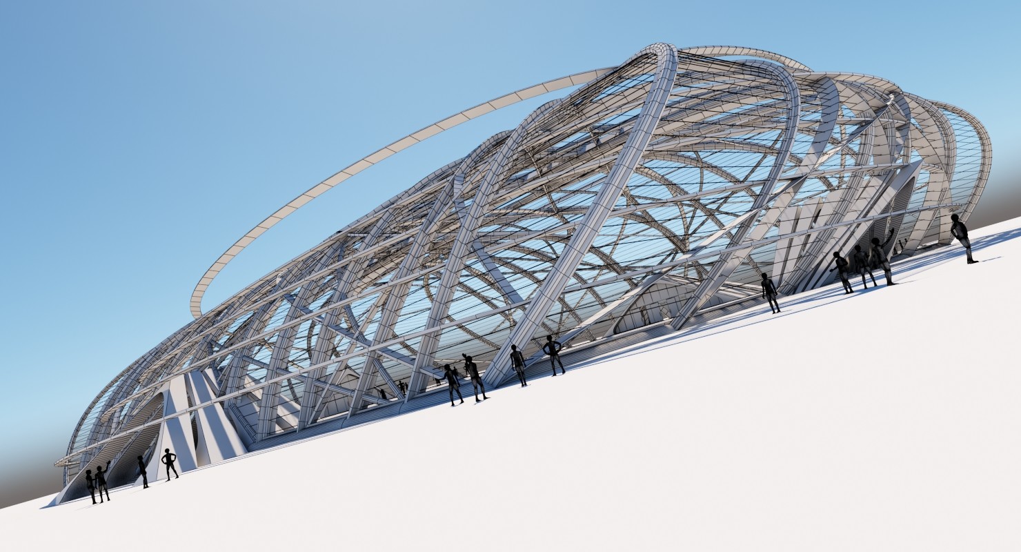 ArtStation - Futuristic Architectural Structure | Resources