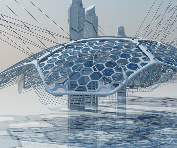 ArtStation - Futuristic Architectural Structure 15 | Resources