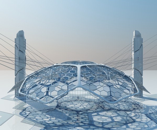 ArtStation - Futuristic Architectural Structure 15 | Resources