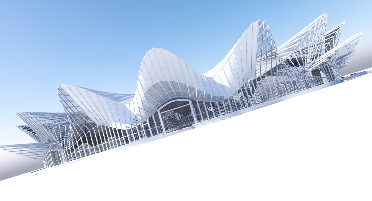 ArtStation - Futuristic Architectural Interior Structure | Resources