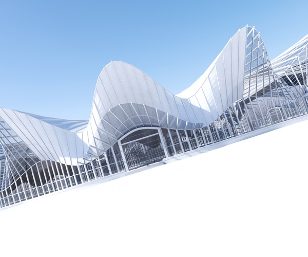 ArtStation - Futuristic Architectural Interior Structure | Resources