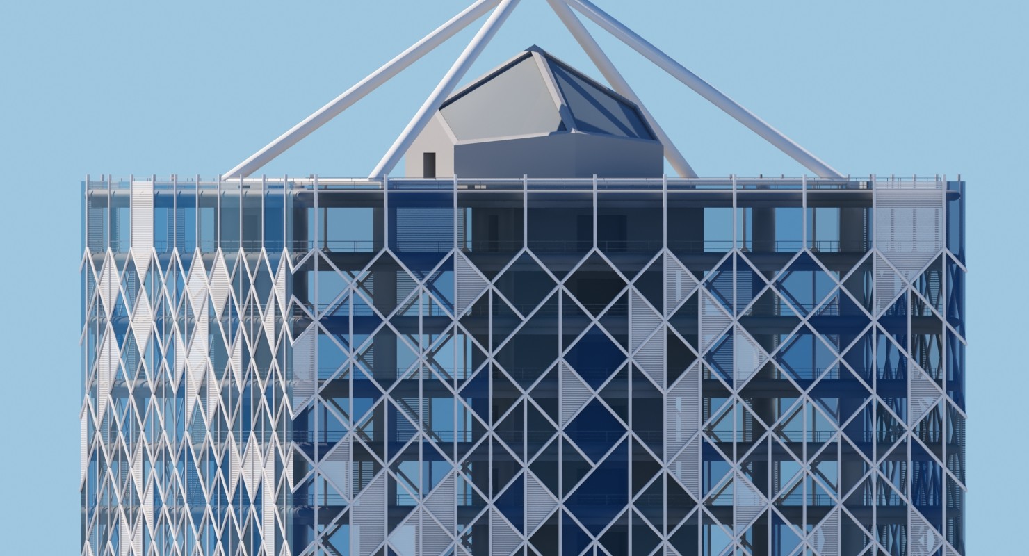 ArtStation - Futuristic Skyscraper A | Resources