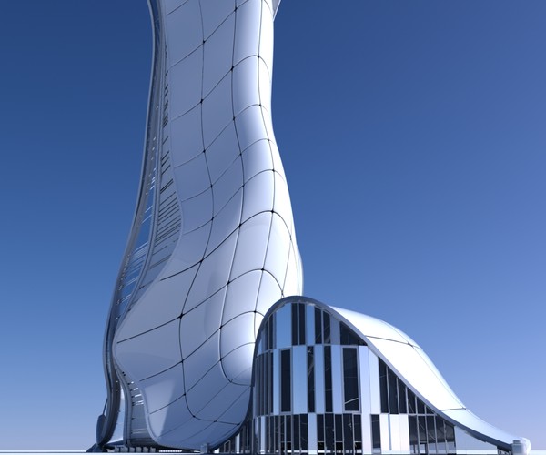 ArtStation - Futuristic Skyscraper 11 | Resources