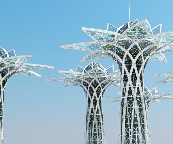 ArtStation - Futuristic Skyscraper | Resources