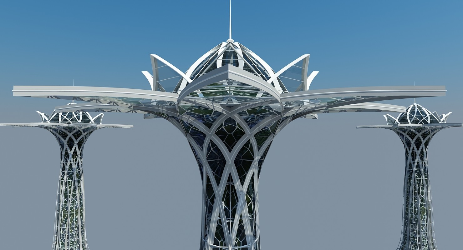 ArtStation - Futuristic Skyscraper | Resources