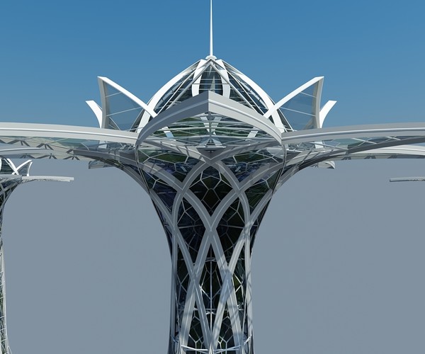 ArtStation - Futuristic Skyscraper | Resources