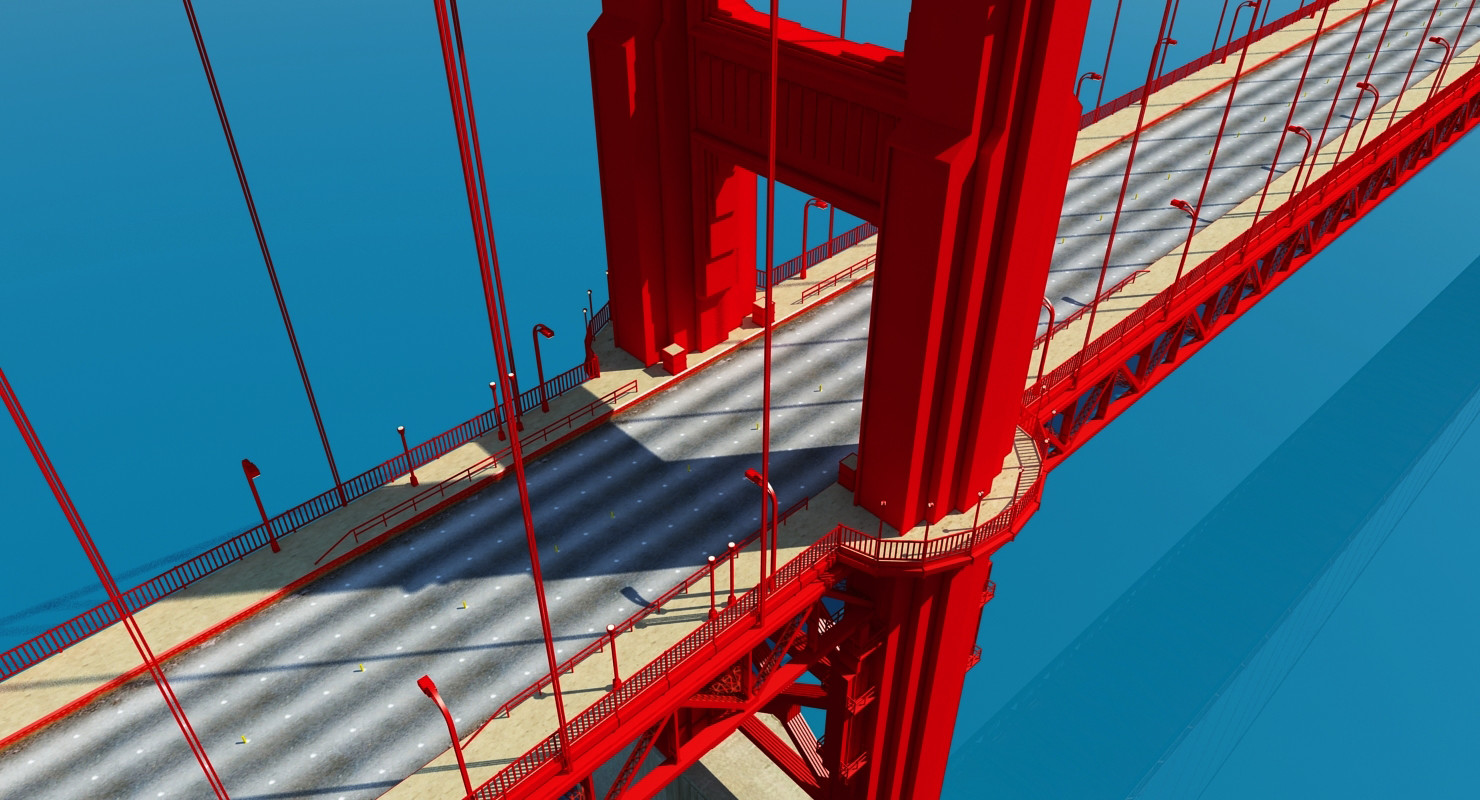 Golden Gate 3d