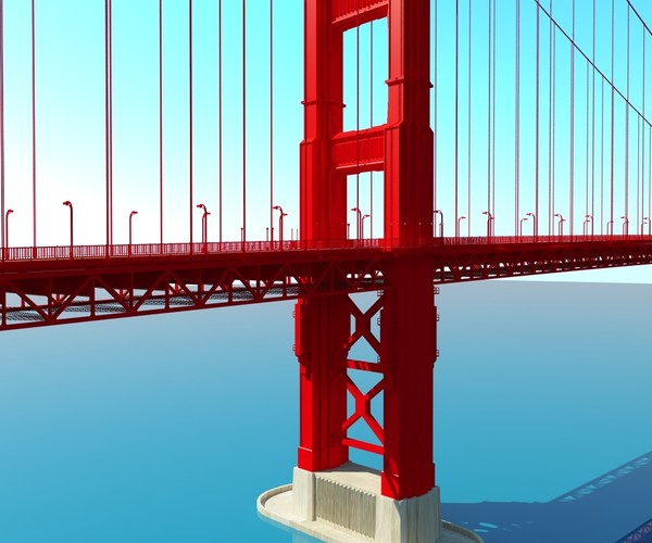 ArtStation - Golden Gate Bridge | Resources