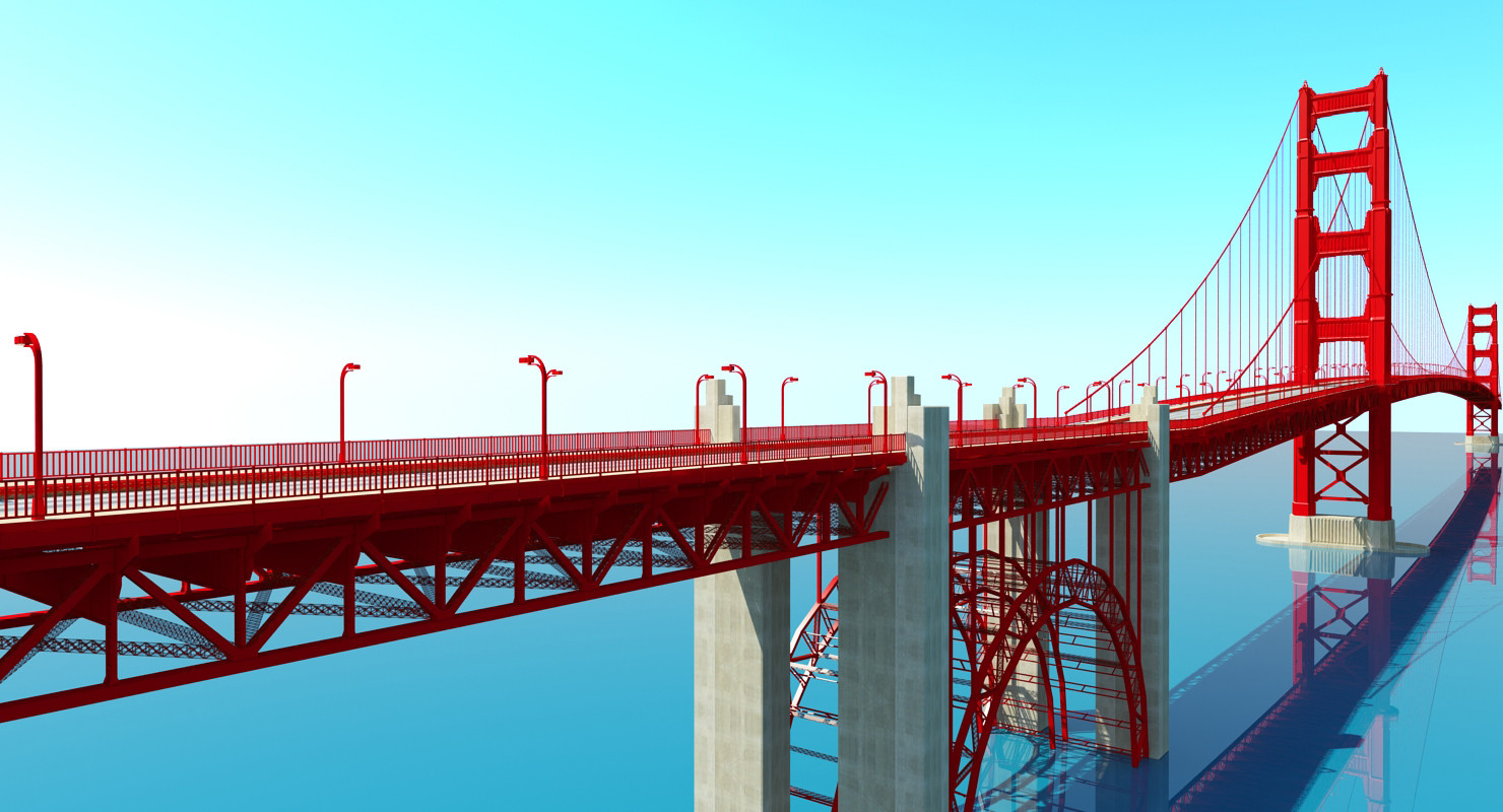 ArtStation - Golden Gate Bridge | Resources
