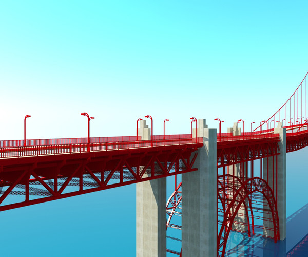 ArtStation - Golden Gate Bridge | Resources