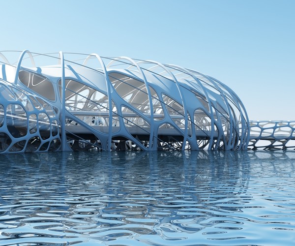 ArtStation - Futuristic Architectural Structure 17 | Resources