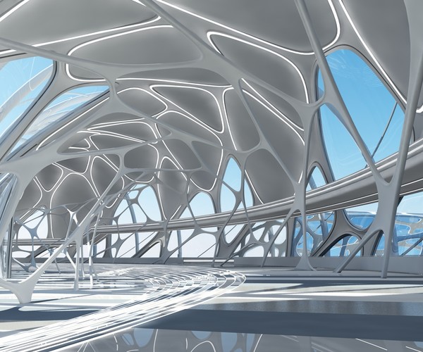 ArtStation - Futuristic Architectural Structure 17 | Resources