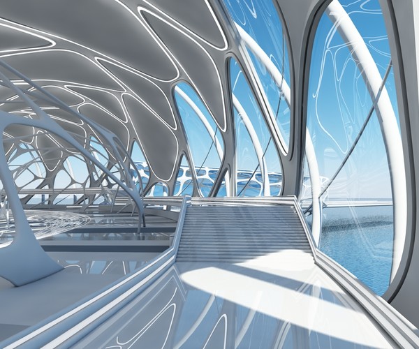 ArtStation - Futuristic Architectural Structure 17 | Resources