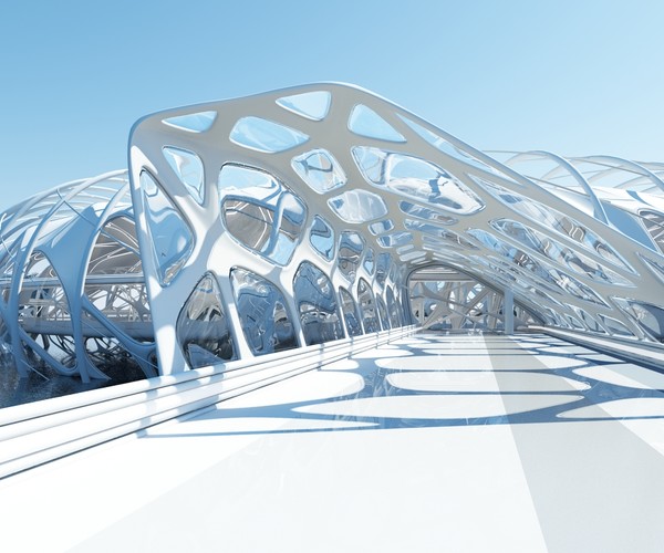 ArtStation - Futuristic Architectural Structure 17 | Resources