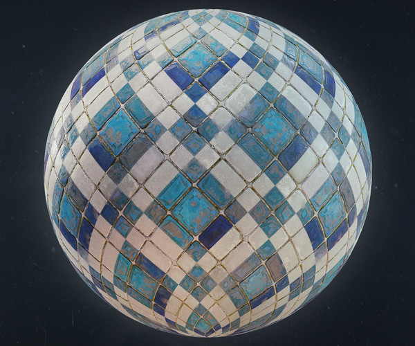 ArtStation - Substance Designer - Marble and Terracota tiles material ...
