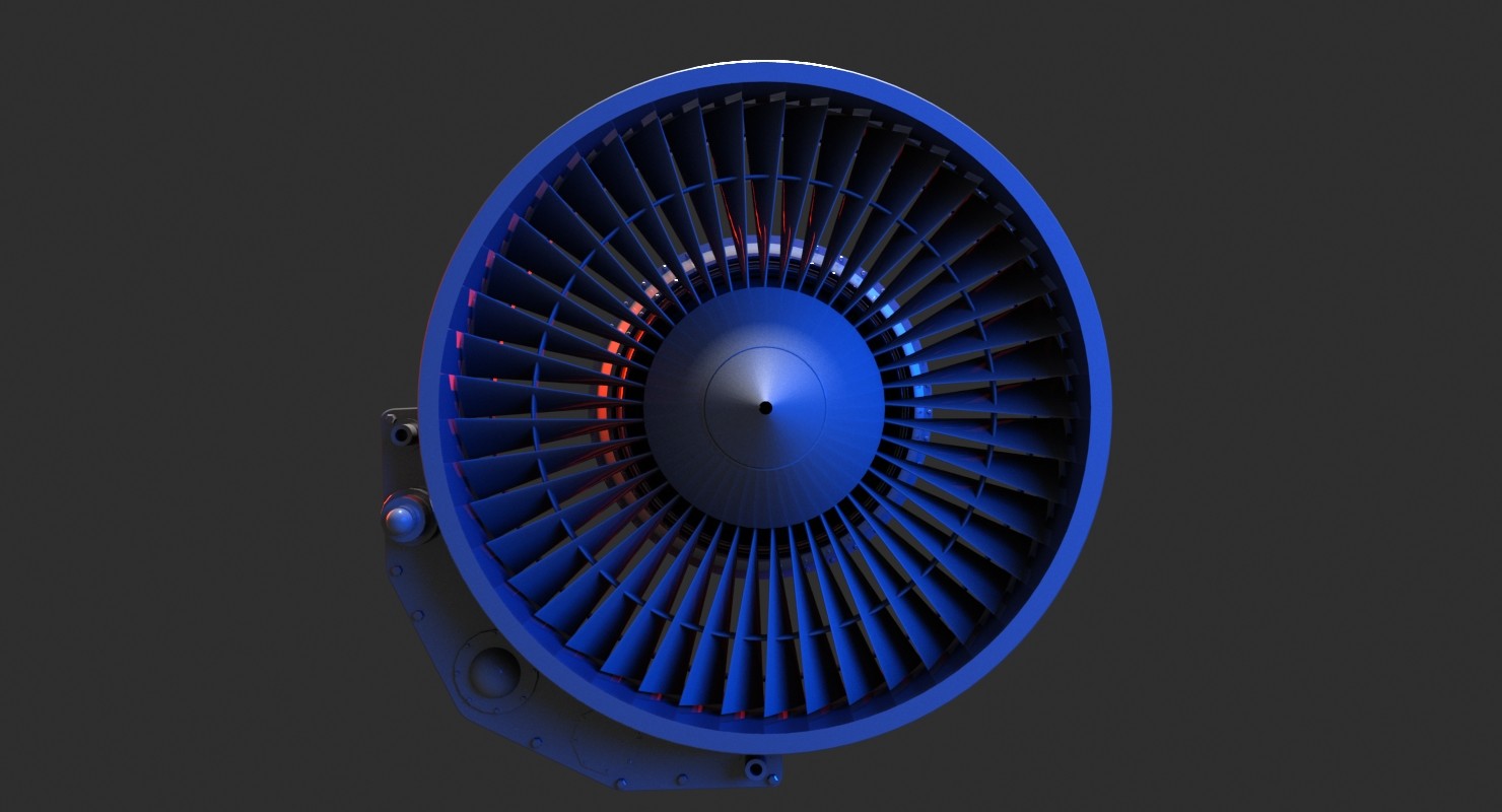 ArtStation - Jet Engine 3D Model | Resources