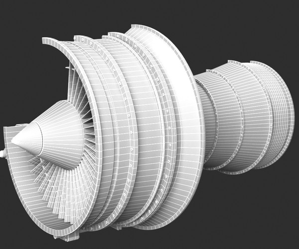 ArtStation - Jet Engine 3D Model | Resources