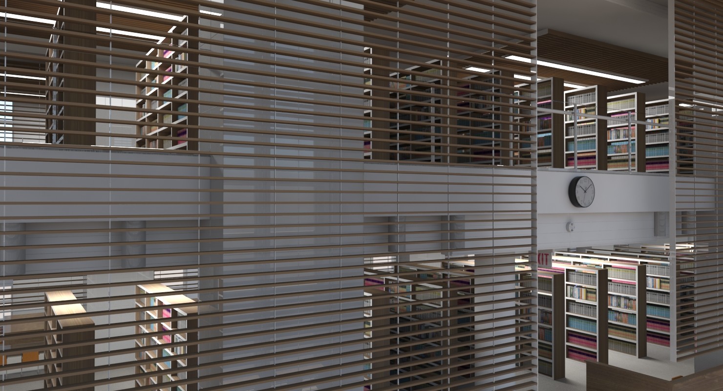 ArtStation - Library Interior 3d Scene | Resources