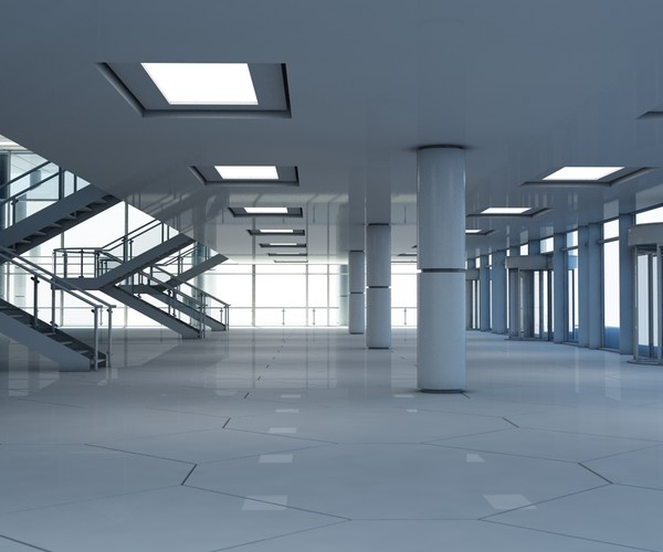 ArtStation - Modern Glass Building Interior And Exterior | Resources