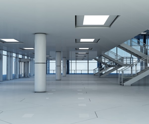 ArtStation - Modern Glass Building Interior And Exterior | Resources