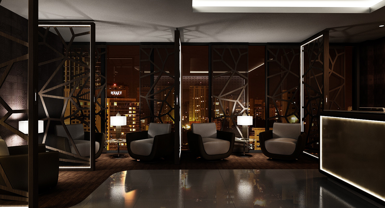 ArtStation - Classic Office Interior Night Scene | Resources