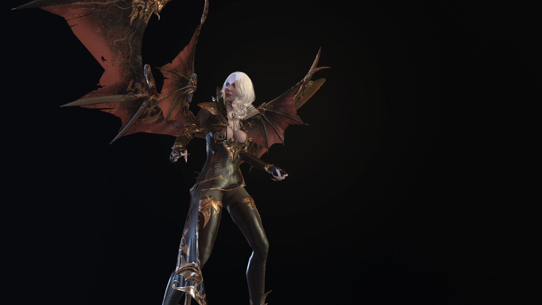 ArtStation - Vampire girl remaster | Game Assets