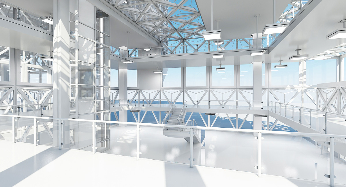 ArtStation - Office Building Tower | Game Assets