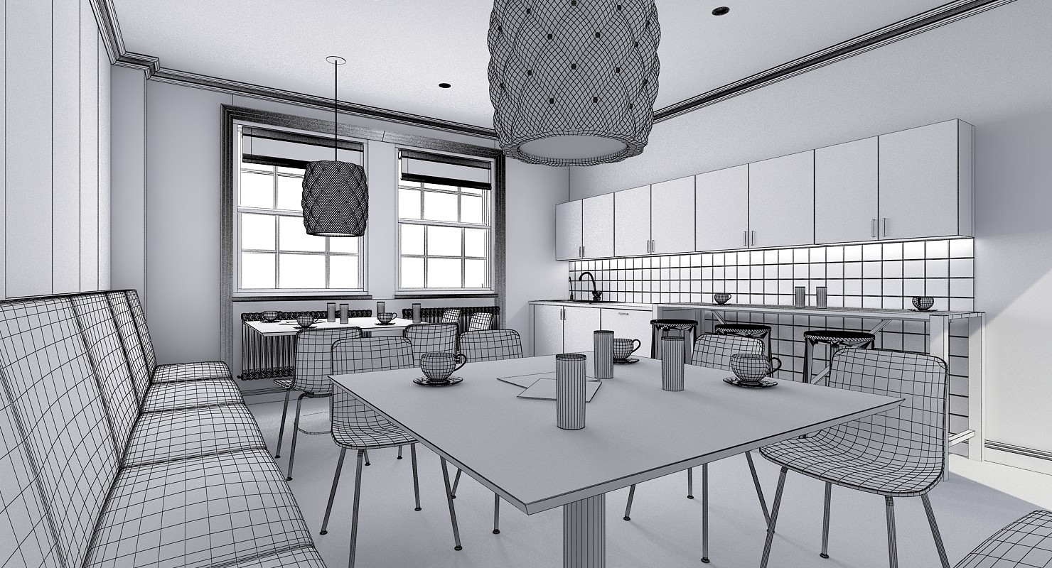 ArtStation - Office Tea Point Interior | Game Assets