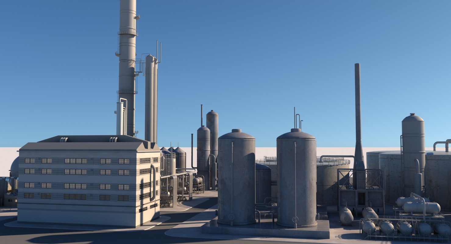 ArtStation - Refinery Kit | Game Assets
