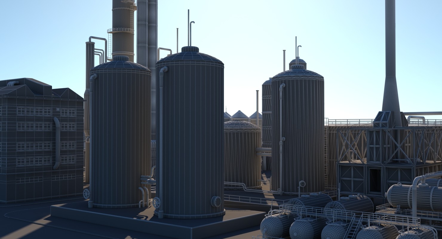 ArtStation - Refinery Kit | Game Assets