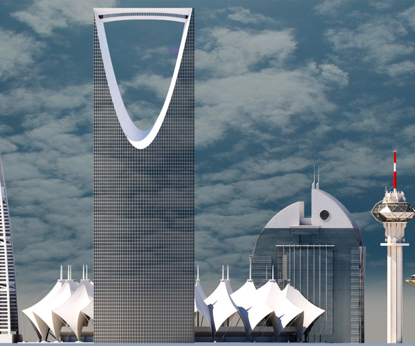 ArtStation - Riyadh Skyscrapers | Resources