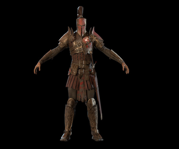 ArtStation - Knight low poly | Game Assets