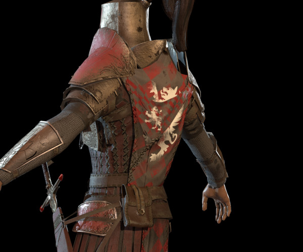 ArtStation - Knight low poly | Game Assets