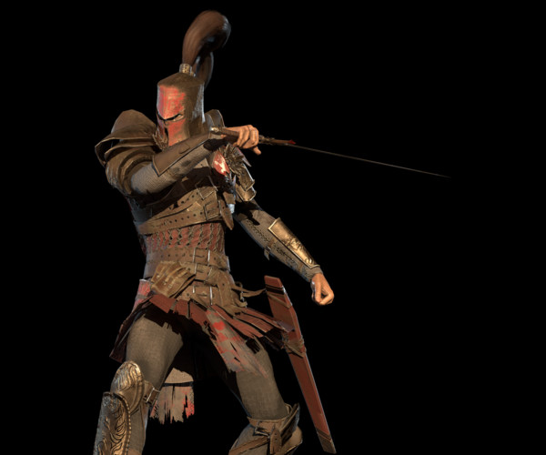 ArtStation - Knight low poly | Game Assets