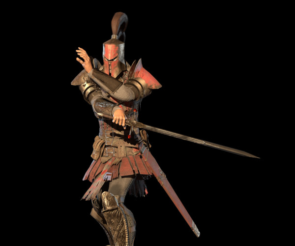 ArtStation - Knight low poly | Game Assets